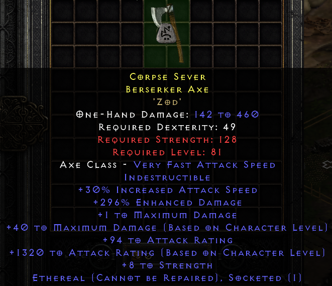 Cute Rare Eth Zerker - Topic - d2jsp