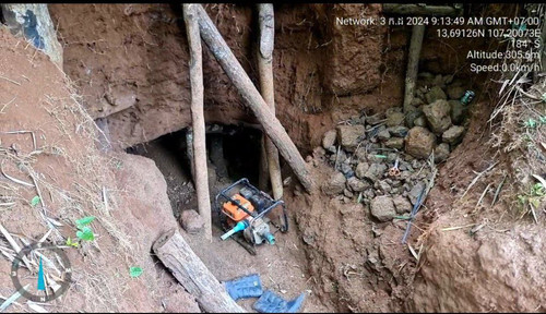 Unearthing Crime: Police Excavate Illegal Gem Mining Operation in ...
