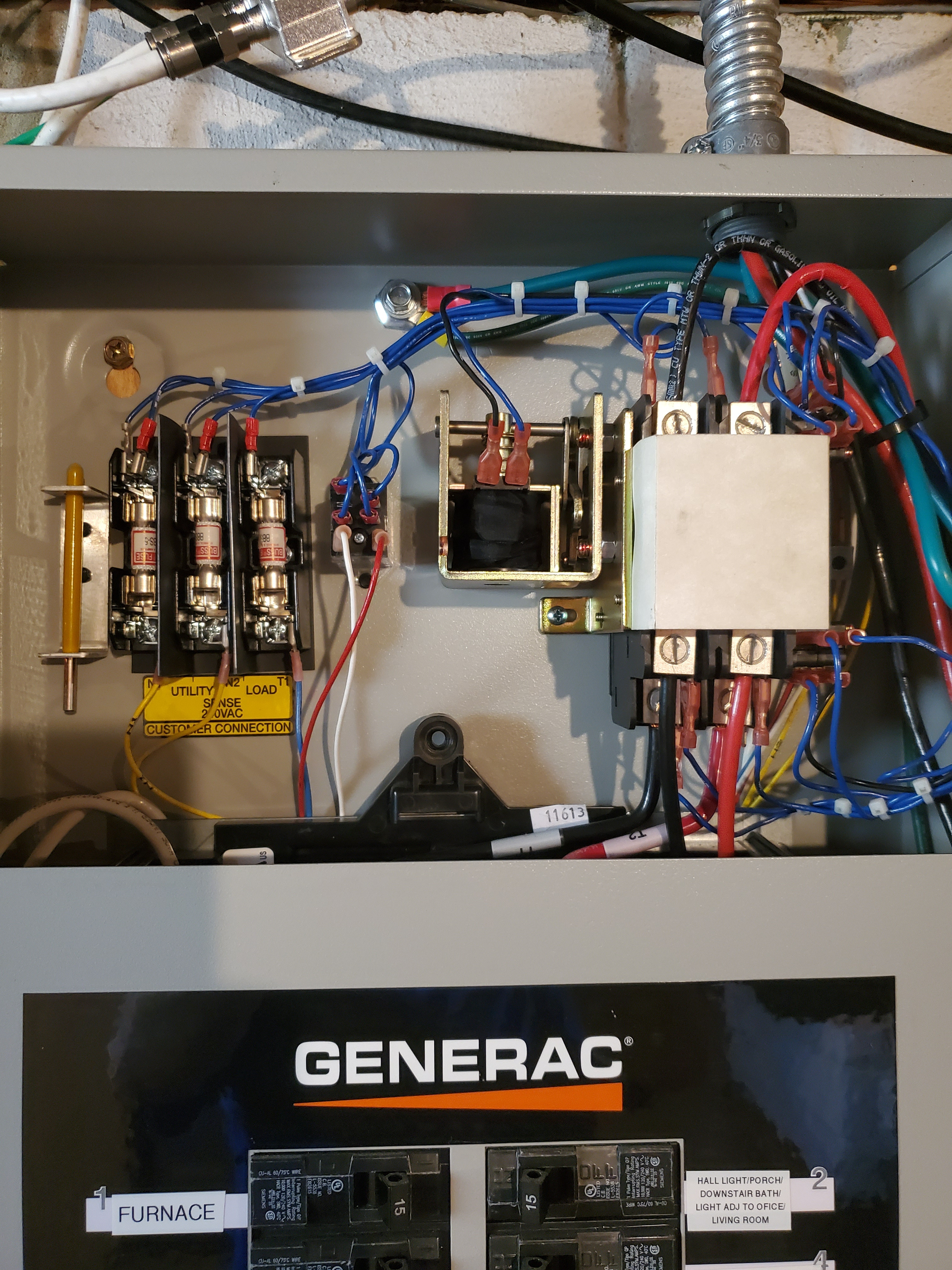 Power restored when I had generator off - Generac Generator ...