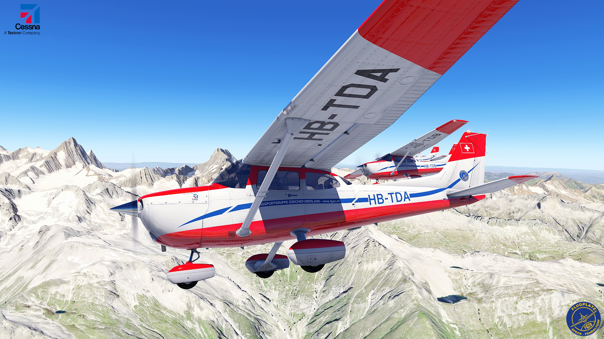 HB-TDA, -TDB, -TDC and -TDD 1.0.1 default C172 by LR - Aircraft Skins ...
