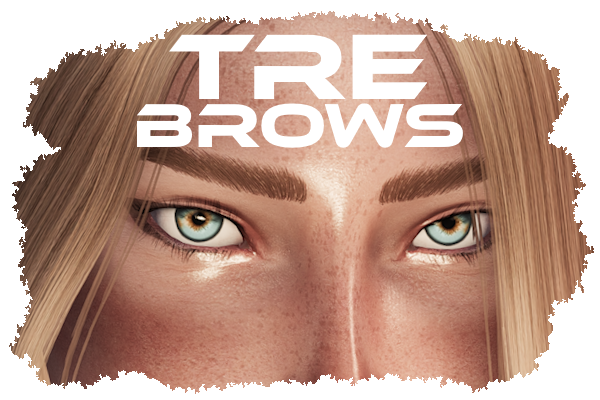 TRE Brows 2 - New Brow Textures at Skyrim Special Edition Nexus - Mods ...