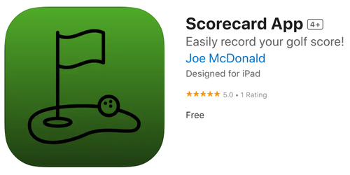 Joe McDonald | Golf Scorecard App