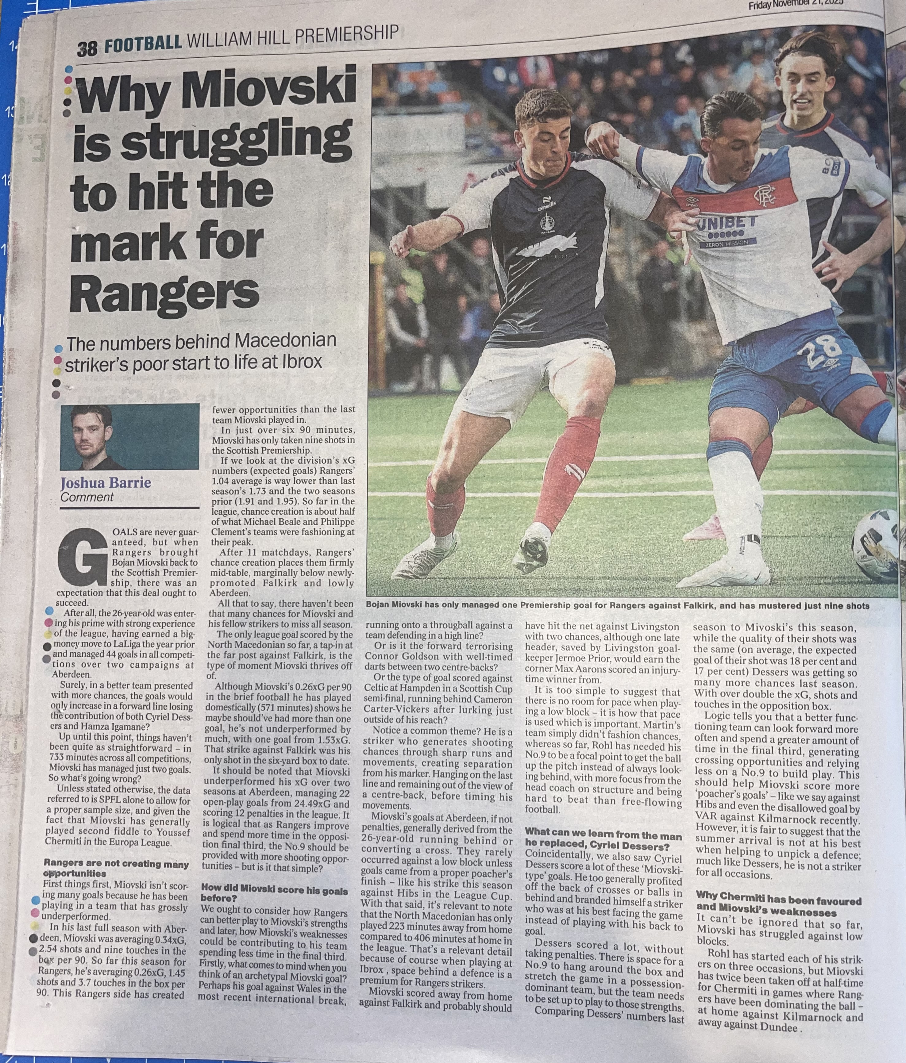 Article - Joshua Barrie - Why Miovski is failing to hit the mark ...