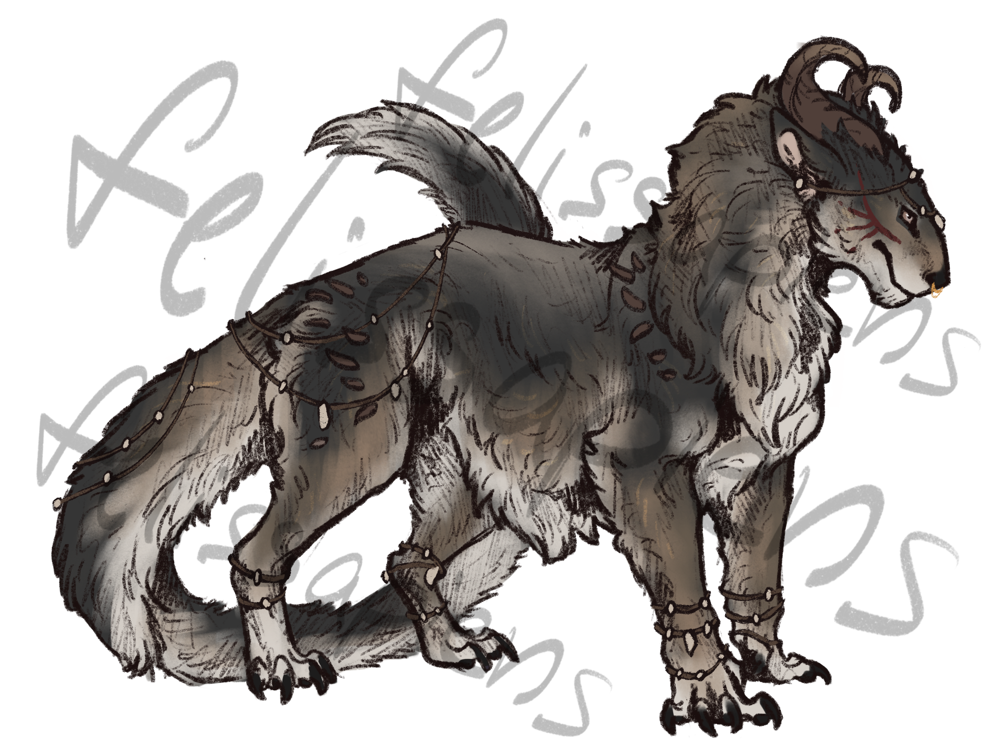 🐲 Felis' Fluffy Dragon YCHs based on your wolf! 🐺 |:| Wolvden