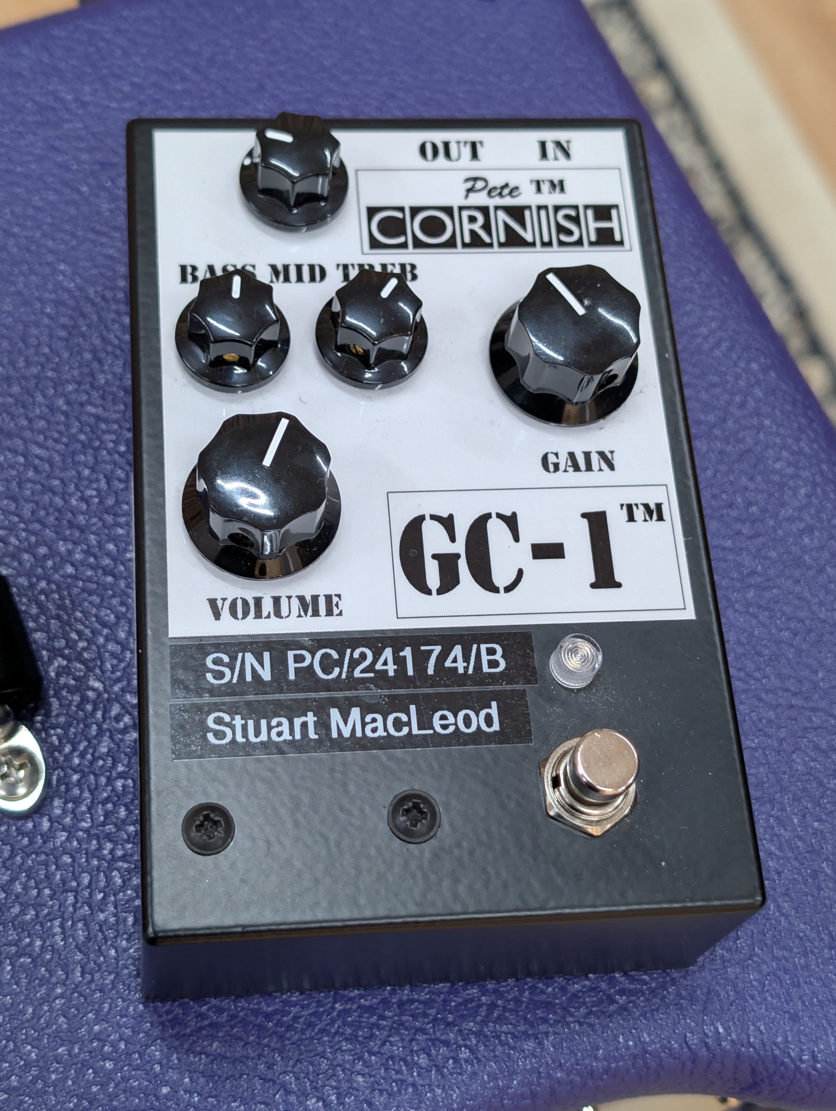 SOLD: Pete Cornish GC-1 Overdrive/Distortion - mint, now £425 - FX ...