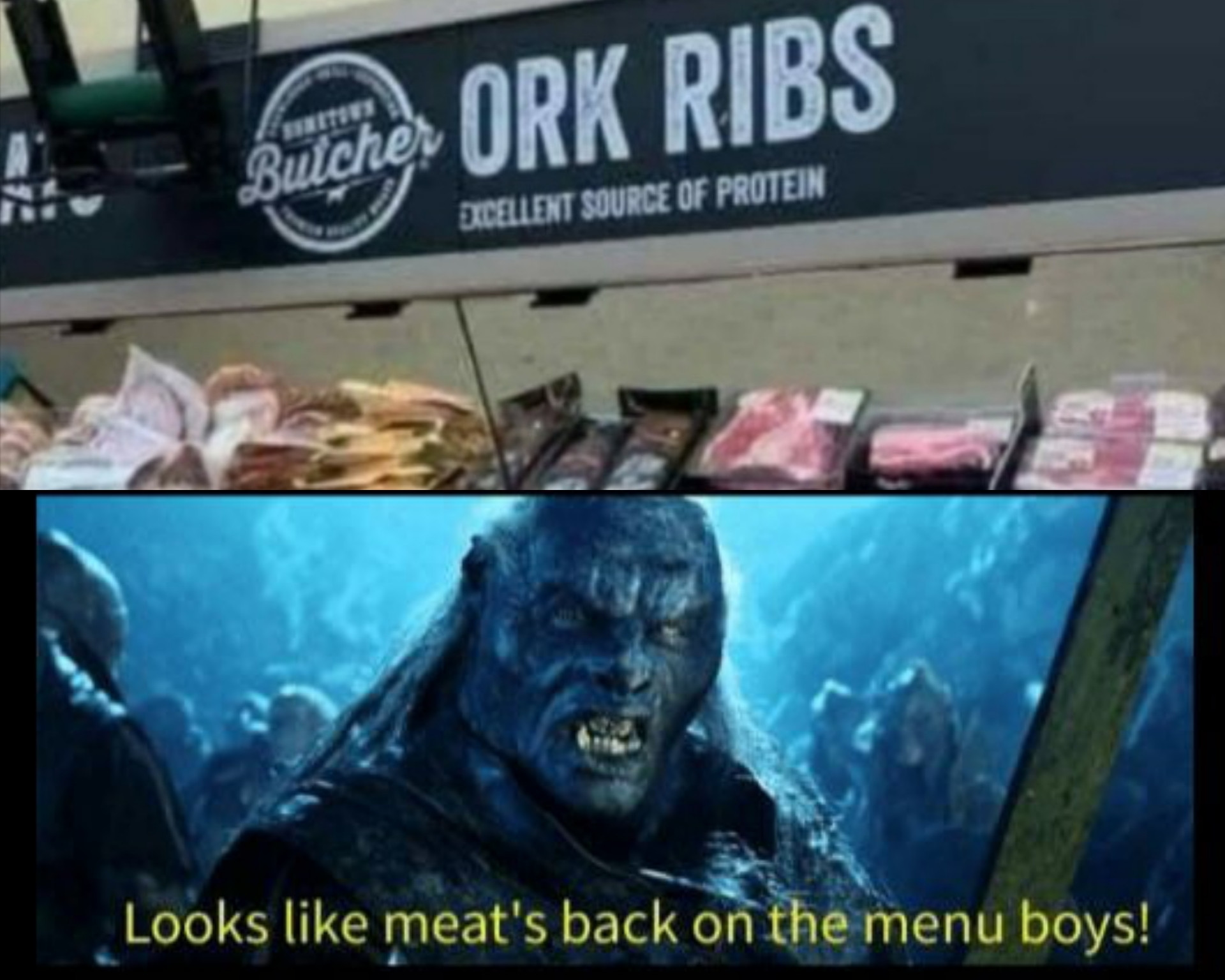 Looks like we're back on the menu, boys! : r/lotrmemes