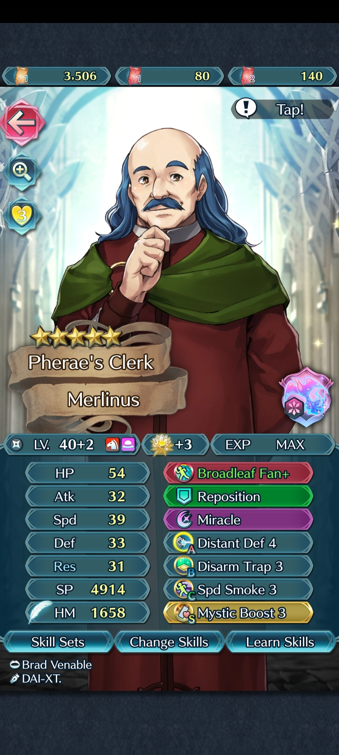 Best IV for Merlinus? : r/FireEmblemHeroes