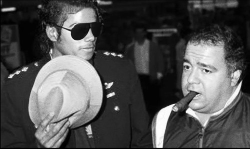 Michael Jackson and his manager Frank Dileo!