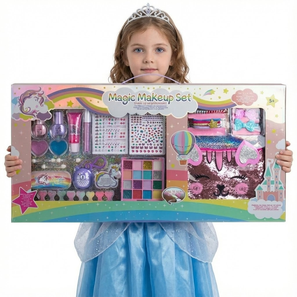 Trusa de machiaj pentru copii, Make Up bebeLOGIC™, elemente pentru make ...