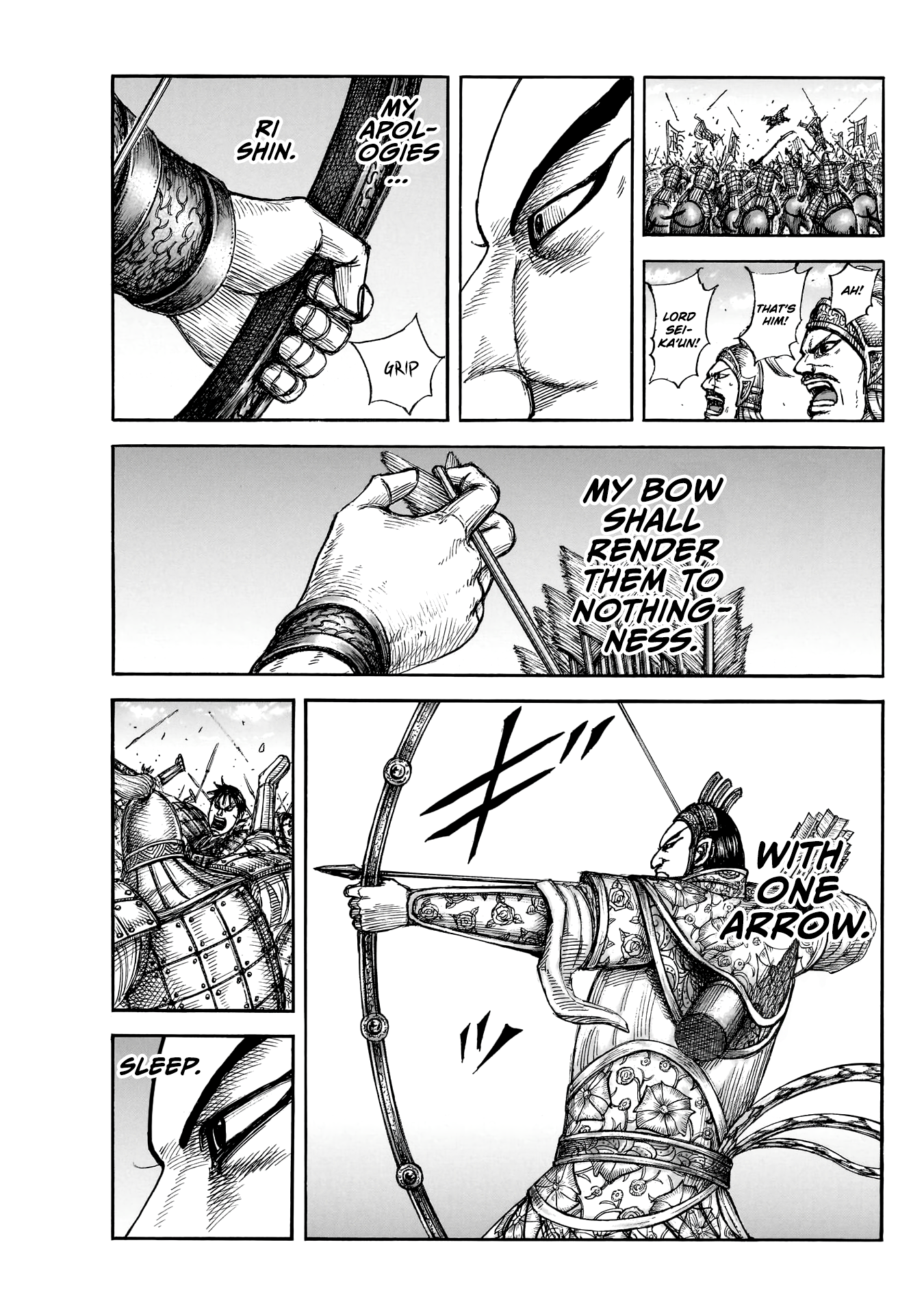 Kingdom Chapter 859 Spoilers/Raw/Engsub: The Non-Existent Arrow - Ecohato