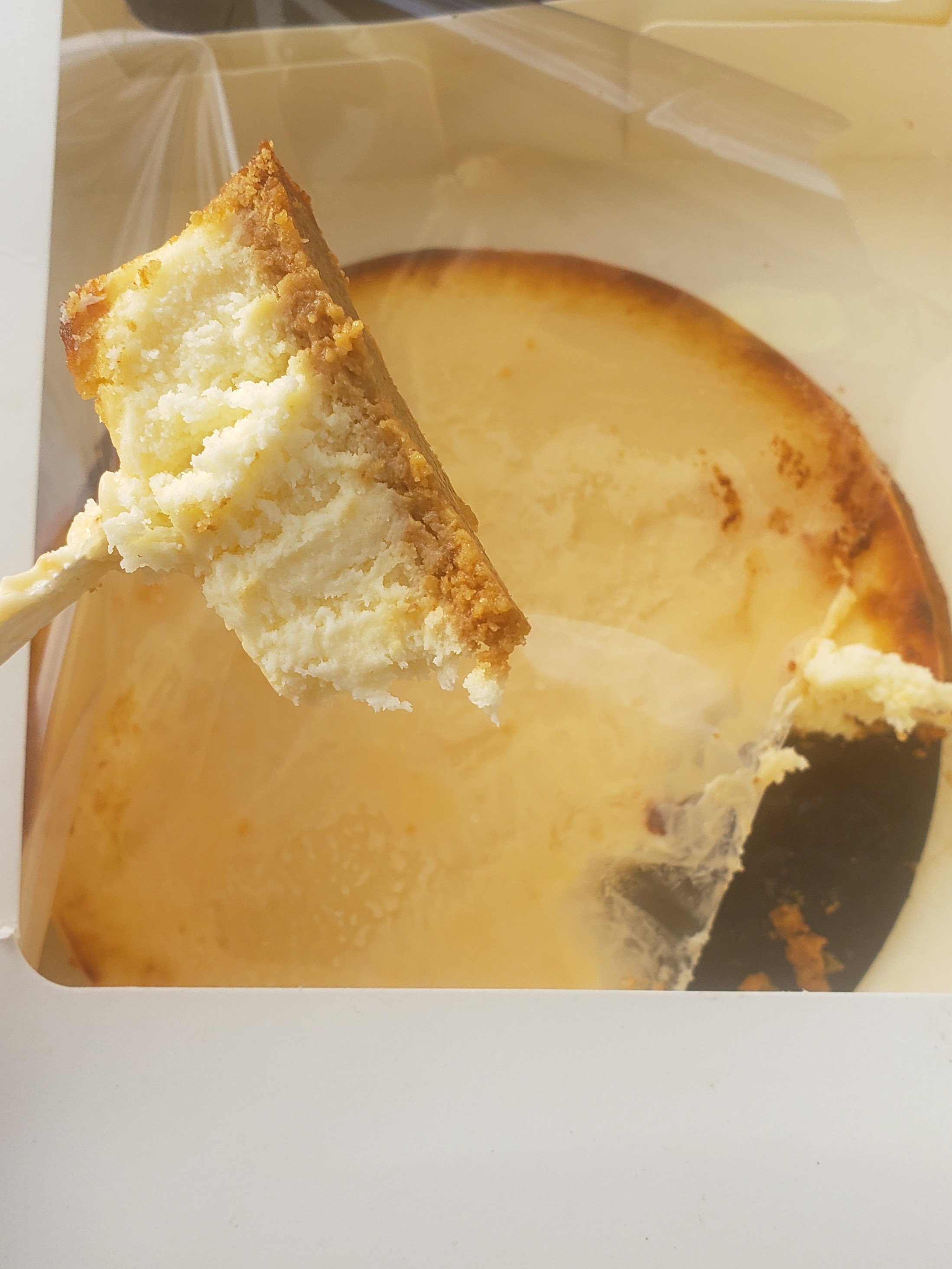 I received a Lava New York Cheesecake. Is it called lava, because it's ...