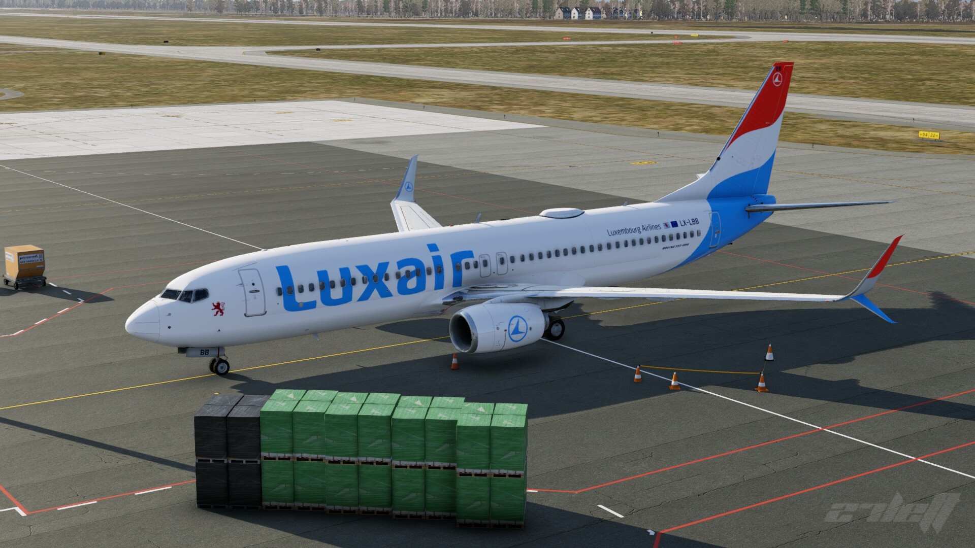 LevelUp 737NG Luxair 737-86J (WL) LX-LBB (NEW LIVERY) [8K] - Other ...