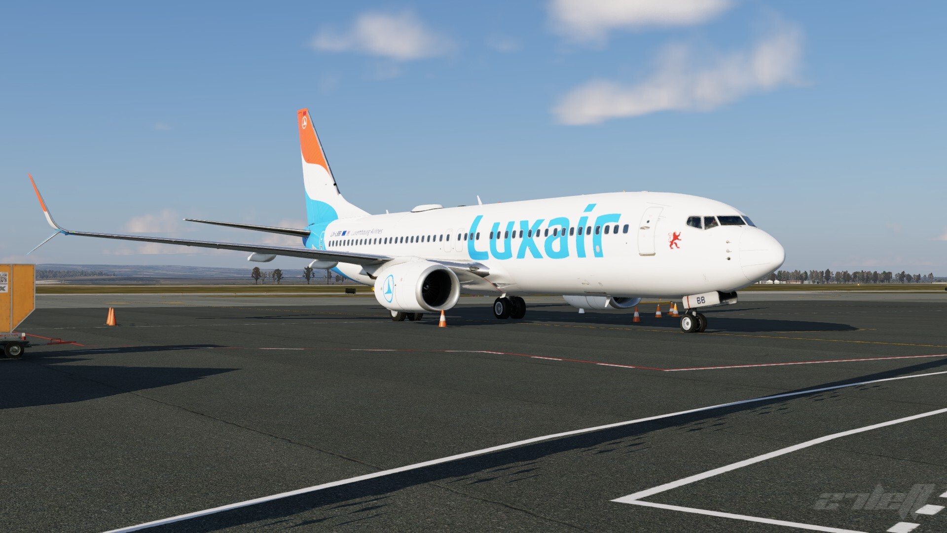 LevelUp 737NG Luxair 737-86J (WL) LX-LBB (NEW LIVERY) [8K] - Other Aircraft Livery - X-Plane.Org ...