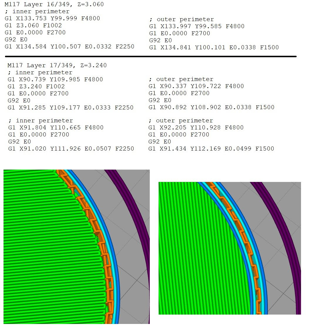 Anyone know why this line occurs where the solid base ends? : r/3Dprinting