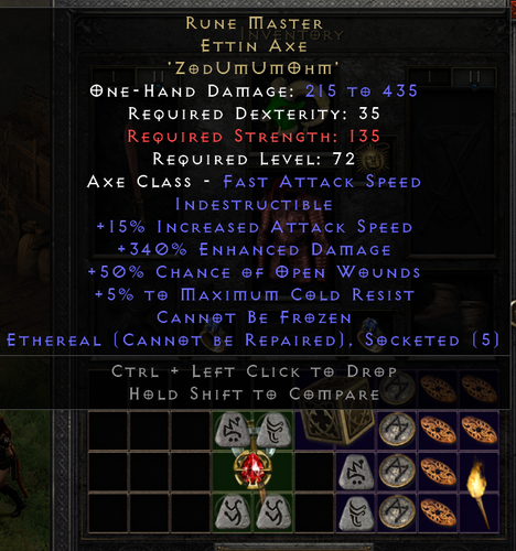 Eth Rune Master - Bored - Topic - d2jsp